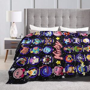 senoi Cartoon Blankets Super Soft Lightweight Throw Blanket Warm Flannel Blanket for Bed Sofa, (Cartoon 1, 50''x40'')