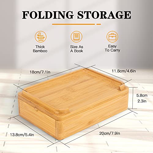 Viking Factory Rolling Tray Stash Box with Magnetic Suction - Plenty of Storage Space to Organise Herbal Accessories is Organised Neatly in Each Compartment