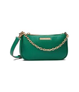 anne klein mini crossbody w/swag chain, ivy green