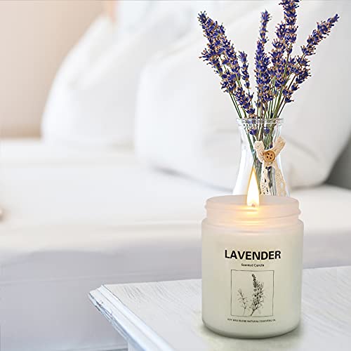 4 Pack Lavender Candle for Home Scented, 28.8 oz Aromatherapy Candles Gifts Set for Women, Soy Wax Candles for Home, 180 Hours Long Lasting Scented Candles for Bath Yoga Birthday