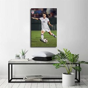 XDE Alex Morgan US Women's Soccer World Cup Poster Decorative Painting Canvas Wall Art Living Room Posters Bedroom Painting 12x18inch(30x45cm)