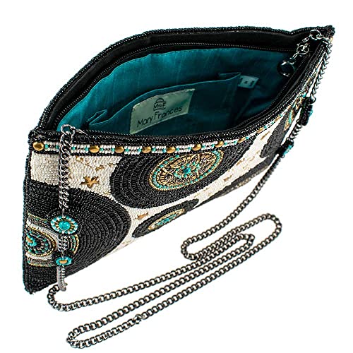 Mary Frances Turntable Crossbody Clutch Records Handbag, Multi