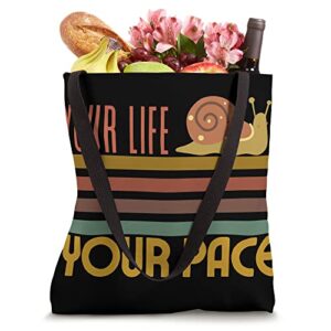 Sober Gifts Women Recovery AddictionTee NA AA - Your Life Tote Bag