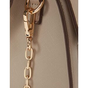 Anne Klein Top-Handle Satchel with Embossed Logo Stone One Size