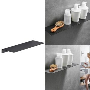 nastyaer metal wall shelves, black floating shelves,bathroom racks, wall display shelves,wall mounted kitchen spice racks