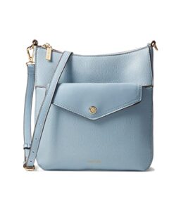 anne klein 2 for 1 n/s crossbody w/logo pouch, blue haze/blue haze/tonal ak bias blue haze