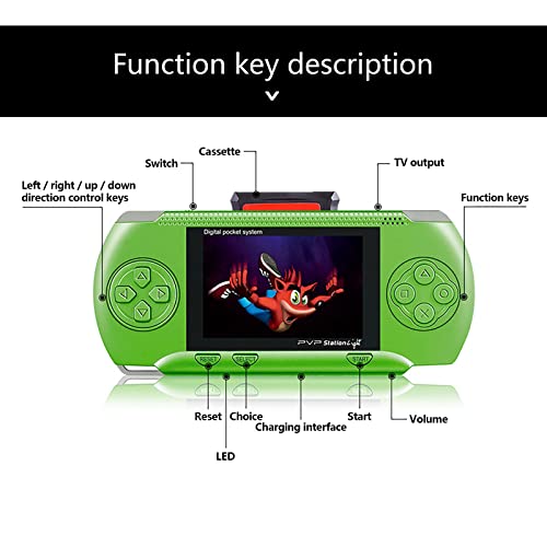 Handheld Game for Kids Portable Retro Video Game Player Classic Games 2.2 inches LCD Screen Family Recreation Arcade Gaming System Birthday Present for Children