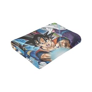 JUST FUNKY Dragon Ball Blanket,Anime Gift Soft Bed Throws Cozy Fleece Throw Blankets for Sofa Couch Decor