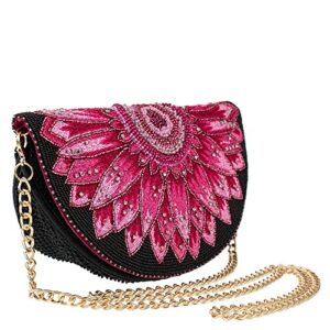 Mary Frances Flirty Crossbody Clutch Handbag, Pink