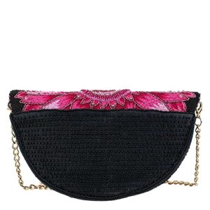 Mary Frances Flirty Crossbody Clutch Handbag, Pink