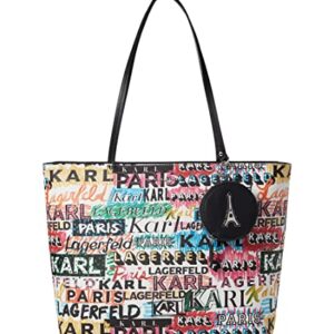 Karl Lagerfeld Paris Adele Tote Logo Explosion One Size