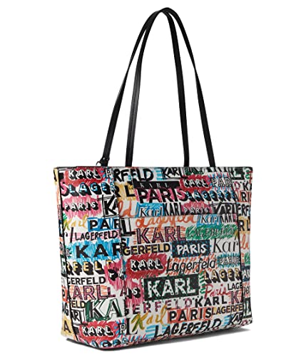 Karl Lagerfeld Paris Adele Tote Logo Explosion One Size