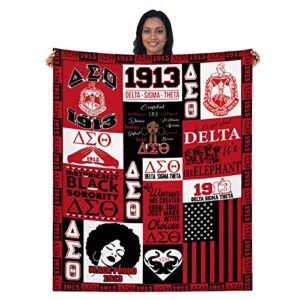 hunkie sorority gifts for women sorority blanket 60”x50” positive throw blanket gifts for women birthday for women sisters -2