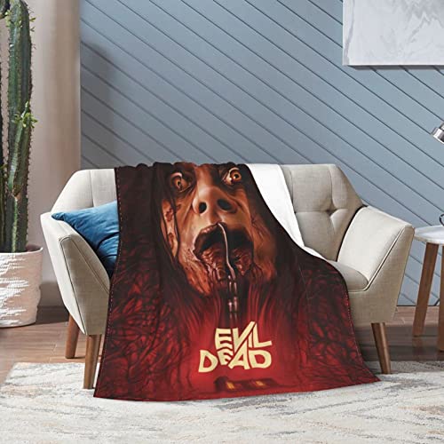 ZAZOOT Evil Dead Throw Blanket Flannel Blanket Soft Blanket Sofa Bed Blanket 80"x60"