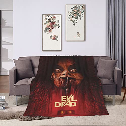 ZAZOOT Evil Dead Throw Blanket Flannel Blanket Soft Blanket Sofa Bed Blanket 80"x60"