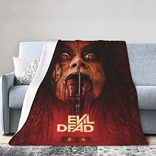 ZAZOOT Evil Dead Throw Blanket Flannel Blanket Soft Blanket Sofa Bed Blanket 80"x60"