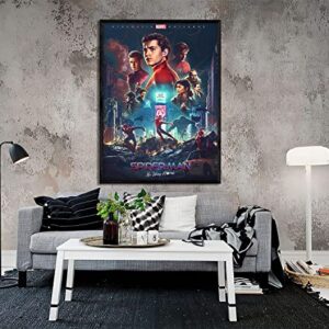 ZUOSH Superhero Spiderman No Way Home Spiderman Movie Poster Spiderman Canvas Wall Art HD Print for Living Room Bedroom Playroom Wall Art Decor Give Kids Boys Room Decor Gift 16x24 Inch Unframed