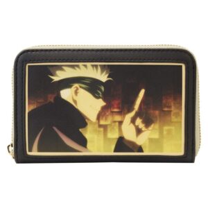 loungefly jujutsu kaisen satoru gojo zip around wallet