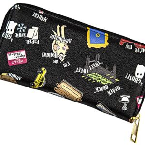 FRIENDS The TV Series Allover Themed Designs Zip Around Wallet