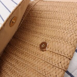 NociHah Straw Clutch Purses for Women Envelope Woven Clutch Handbags Summer Shoulder Bags