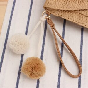 NociHah Straw Clutch Purses for Women Envelope Woven Clutch Handbags Summer Shoulder Bags