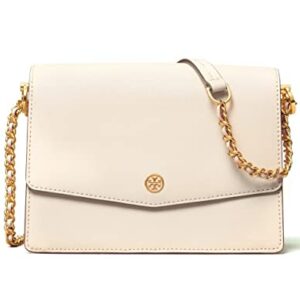 Tory Burch Women's Robinson Convertible Shoulder Bag, New Cream