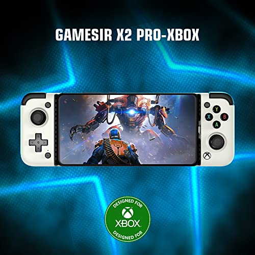 GameSir X2 Pro Mobile Gaming Controller for Android Support Xbox Cloud Gaming, Stadia, Luna, Android Controller with Mappable Back Buttons, Detachable ABXY Buttons [1 Month Xbox Game Pass Ultimate]