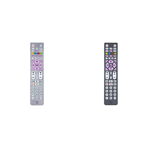 GE Home electricalGE 6-Device Backlit Universal Remote Control, Silver, 37038 & Universal Remote Control for Samsung, Vizio, Lg, Sony, Sharp, Roku, Apple TV, Smart TVs, Graphite