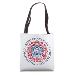 british king iii charles memorabilia kings coronation 2023 tote bag