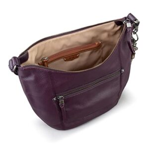 The Sak Sequoia Leather Hobo, Aubergine