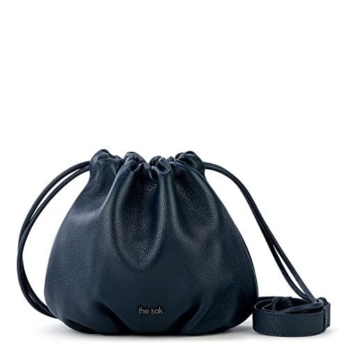 The Sak Lorelie Drawstring Crossbody Bag in Leather, Multi-Use Design