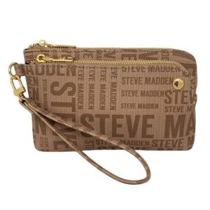 steve madden btrell clutch wristlet saddle one size