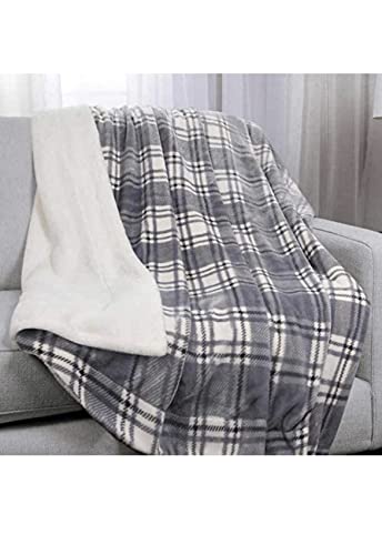 Life Comfort The Ultimate Throw I Luxurious Faux Fur Reversing to Plush I 60 in x 70 in I 100% Polyester I Great for Gifts