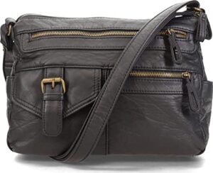 bueno women’s, elephant washed hobo black ns