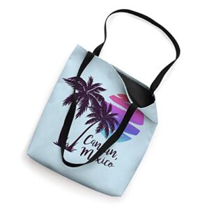 CANCUN Mexico Beach Vacation Honeymoon Spring Break Vintage Tote Bag