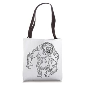 Big Burly Yeti - Animal Phenomenon Tote Bag