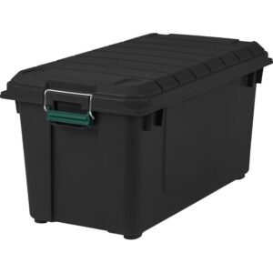 lightningshopart weathertight 82 qt plastic storage tote so02004