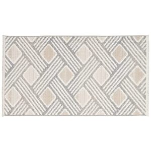 nourison 26 x 45 renzo accent rug 26″” x 45″” beige