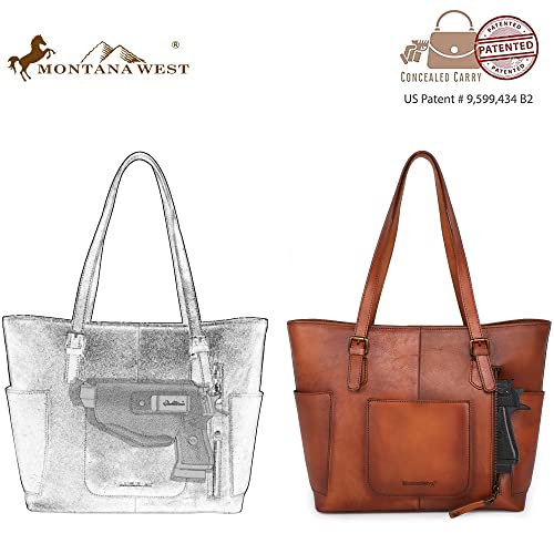 Montana West Purses and Handbags Genuine Leather Purses for Women Hobo Bags Shoulder Tote Purse MWG04-G9068BR