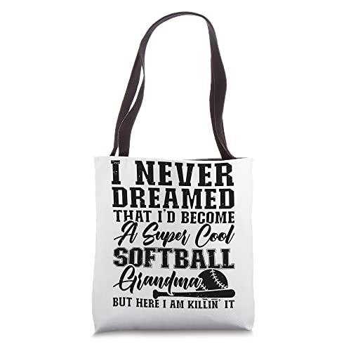 Softball Grandma Tote Bag