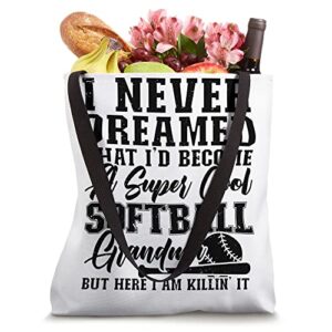 Softball Grandma Tote Bag