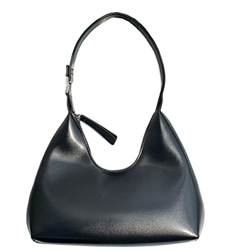 Women's Small Shoulder Bags Fashion Small Hobo Bags Women's Mini Wallets Women's Clutches (Black)