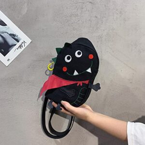 Bag Gifts Women Boy Canvas Purse Cross Kids Satchel Body Girls Shoulder Crossbody Dinosaur for Men Chest Casual Waist Lovely Zipper Pouch Fashionable Bag