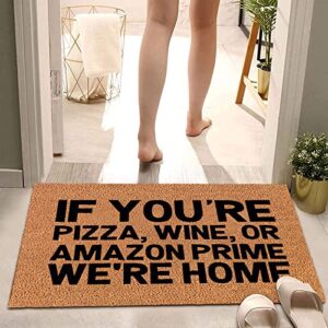 kuist funny letter print doormat, non-slip resist dirt door rugs for entrance,funny words printed door mat for entrance front door outdoor porch 15.7 x 23.6