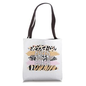 cheer coach cheerleader coach tote bag