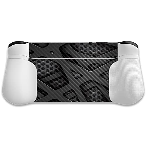 MightySkins Carbon Fiber Skin Compatible with Logitech G Cloud Gaming Handheld - Tech Wave | Protective, Durable Textured Carbon Fiber Finish | Easy to Apply | Made in The USA