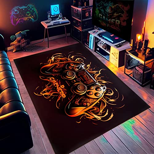 NEBOTON Gaming Rug - Gamer Rug for Game Room, Gamer Rugs for Bedroom Boys, Video Game Rug, Gaming Carpet 60x40inches