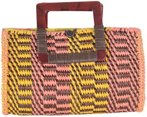 sensi studio, nineties handbag, chocolate and ochre