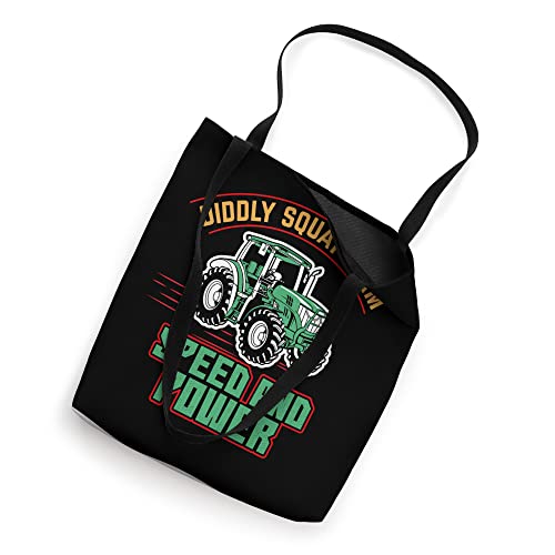 Perfect Tractor Design Diddly Squat Farm Speed And Power Tote Bag