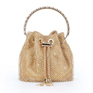 uborse women evening clutch bags purses handbags crystals sparkly diamond glitter bag bucket handbag rhinestone clutch for prom cocktail wedding